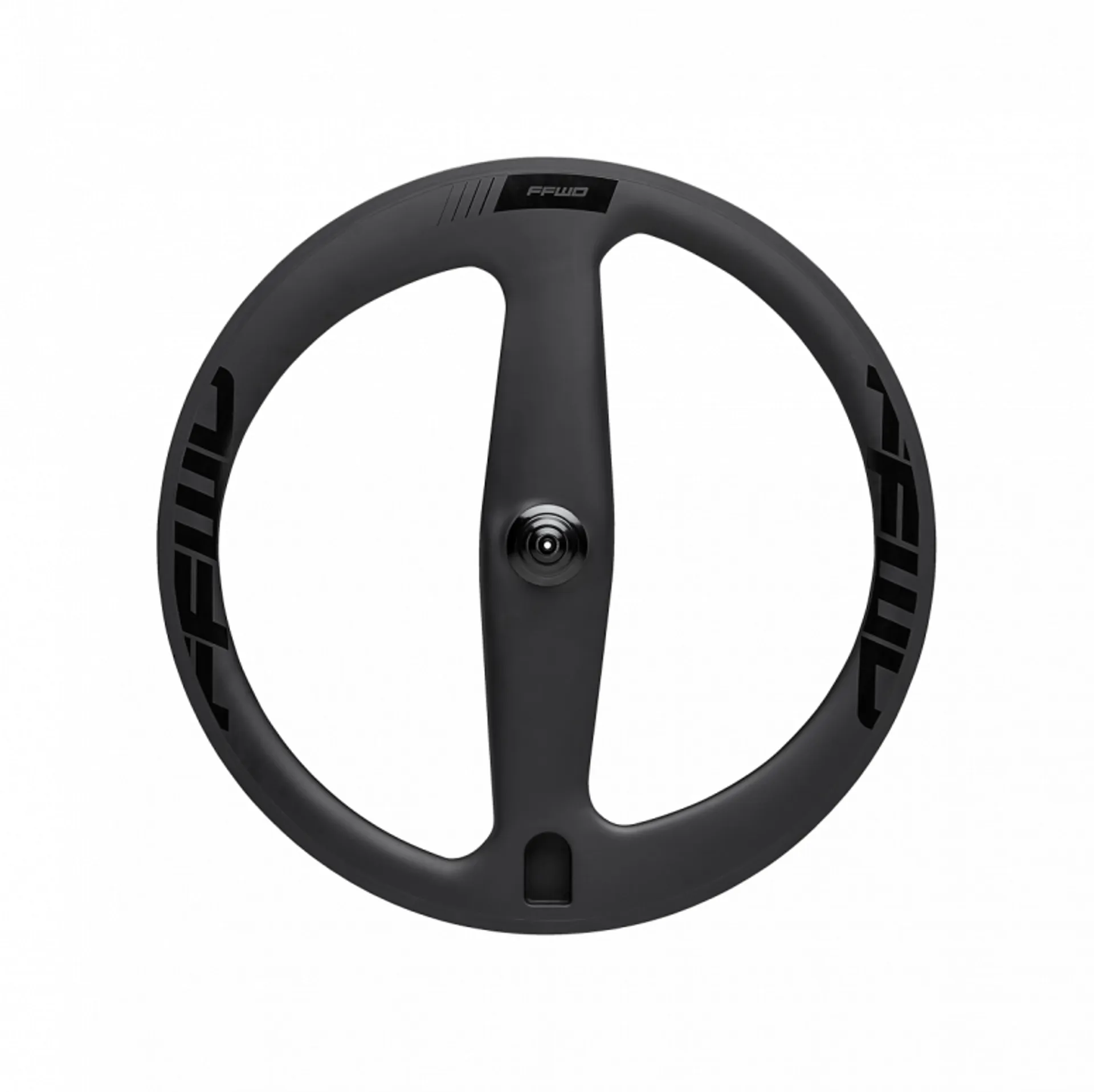 Falcon TT/TRI Tubular Rear Black 2 spoke rim brake